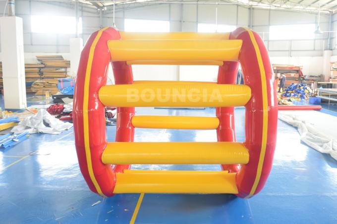 PVC Tarpaulin Inflatable Hamster Wheel For Outdoor Water Activity