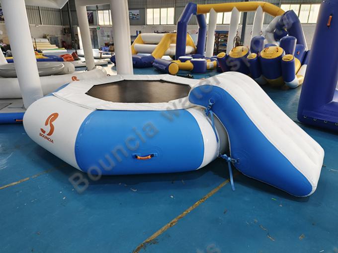 Inflatable Floating Island With Water Trampoline