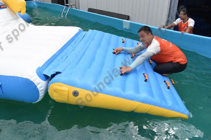 Bouncia Inflatable Landing Ramp For Floating Aqua Park