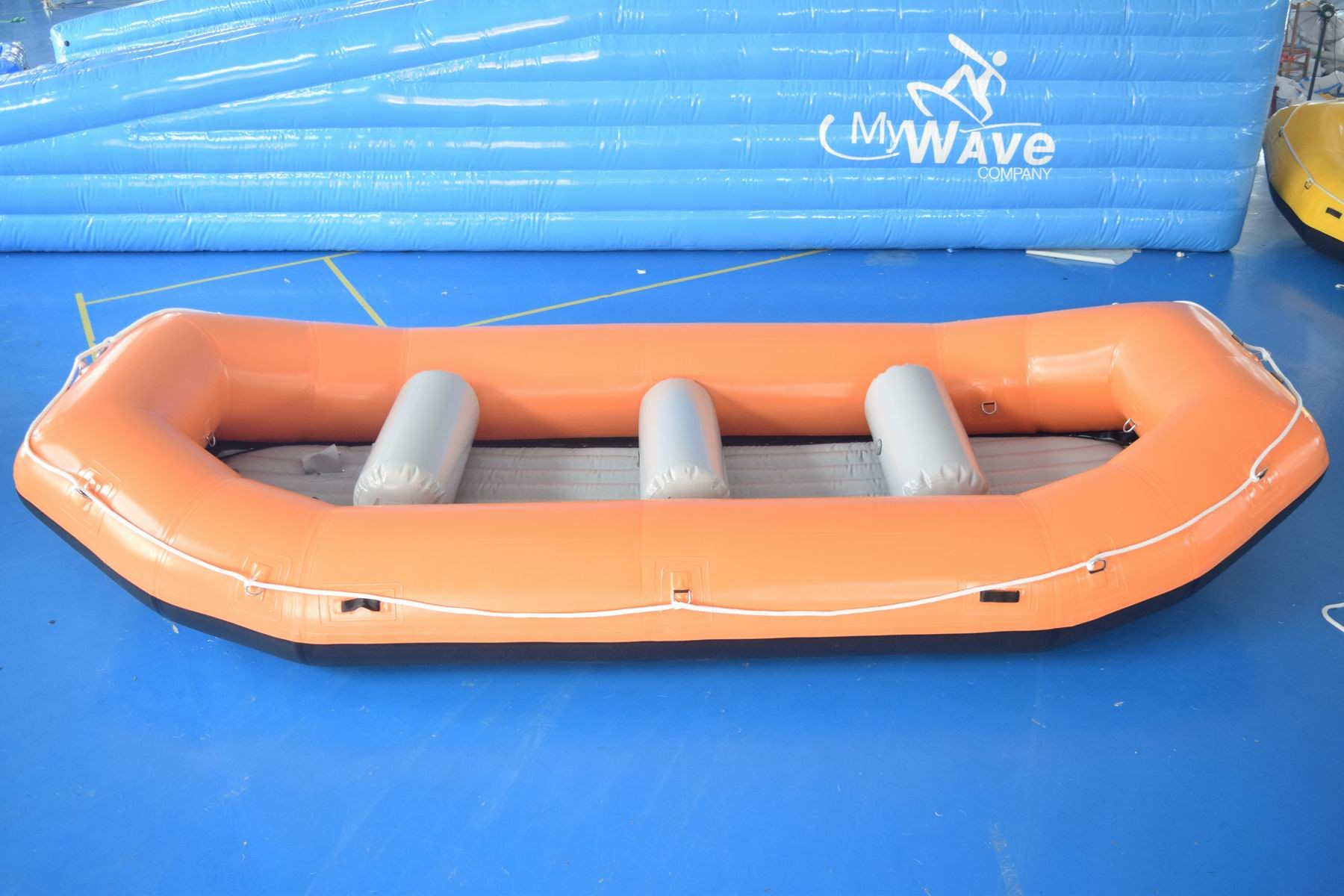 6 Persons Inflatable River Rafting Boat, Outdoor Inflatable Raft Boat